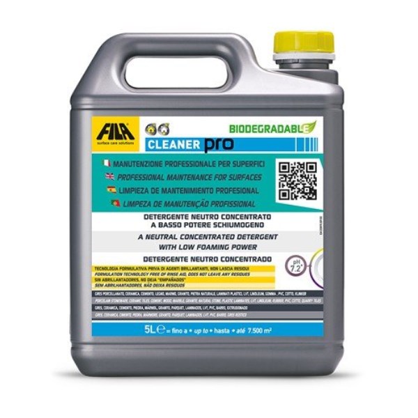 FILA CLEANER PRO, 5 l valiklis 7,7 pH neutralus. Jupoja - ir remontui ...