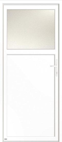 Durys lauko PVC BAZ 880x1980 baltos IŠPARDUOTA. Jupoja - ir remontui ir ...